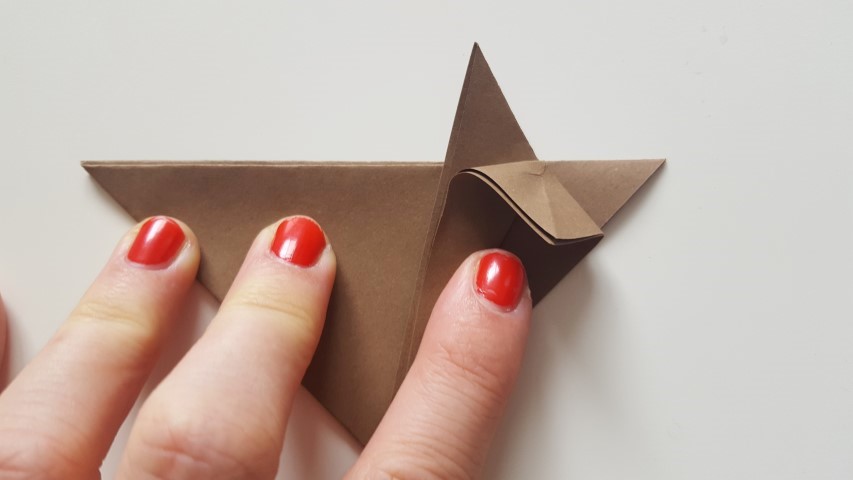 Origami Fuchs – Hand im Glück